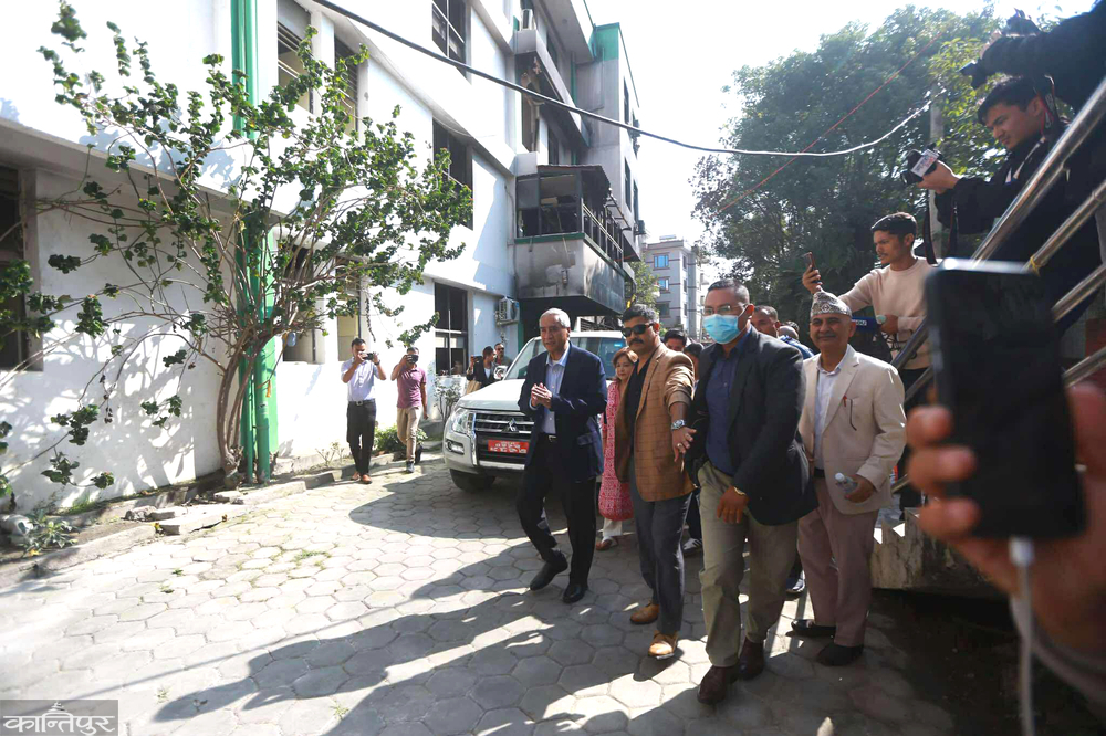 Deuba goes public for the first time after the Gen-G movement [Photos ...