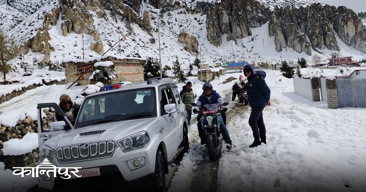 Road opens all the way to Khangsar in Upper Manang - कान्तिपुर